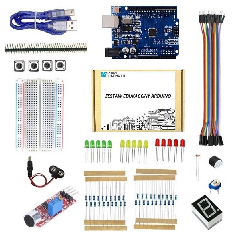Mini zestaw UNO CH340 starter Kit kompatybilny z Arduino | LABORATORIA PRZYSZŁOŚCI \ WYPOSAŻENIE ...