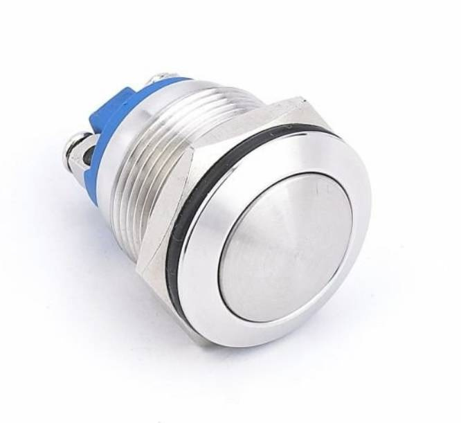 Przycisk wandaloodporny monostabilny 2A 250V klawisz wypukły | AUTOMATYKA I MECHANIKA ...