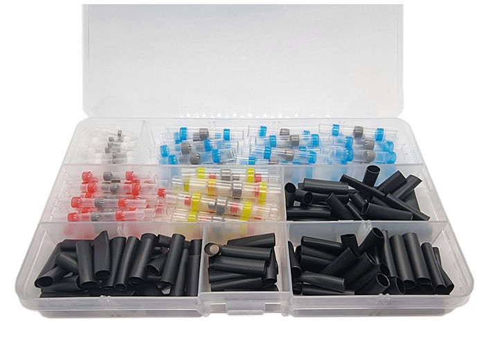 Szybkozłączka z cyną + rurki termokurczliwe 100szt | ELEKTRONIKA ...