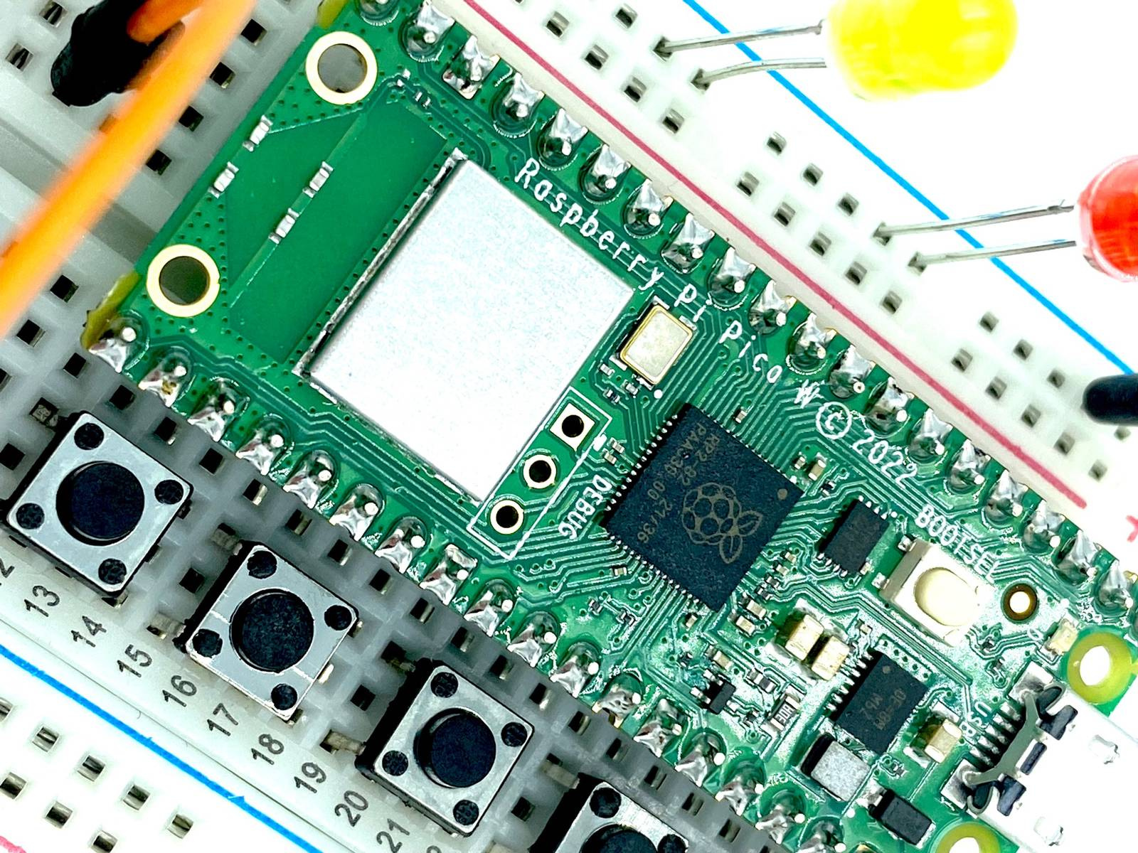 Zestaw Raspberry PI PICO W WiFi 2040 ARM z PINAMI | RASPBERRY PI ...